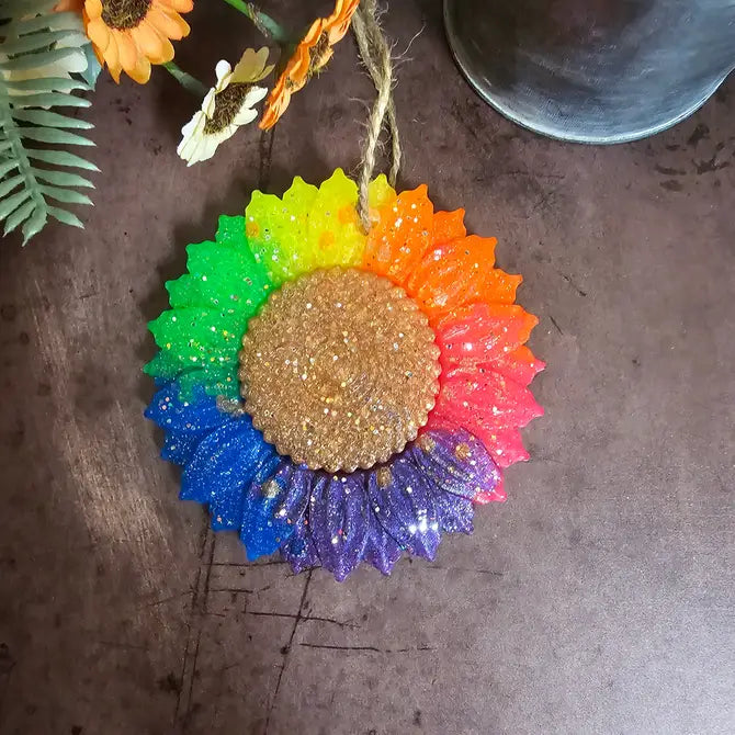 Sunflower Rainbow Freshie| Southern Scents Fragrances