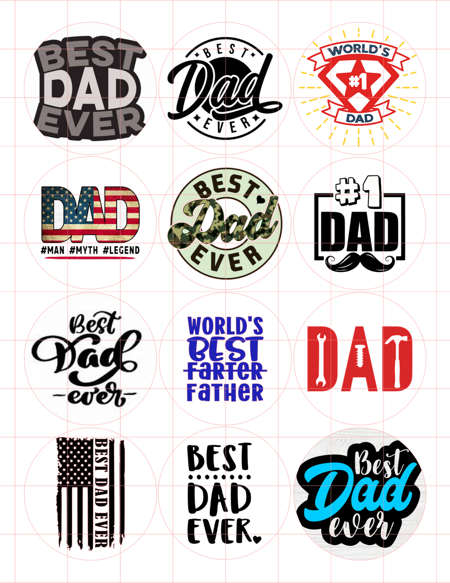 Dad Cardstock Cutouts| Southern Scents Fragrances