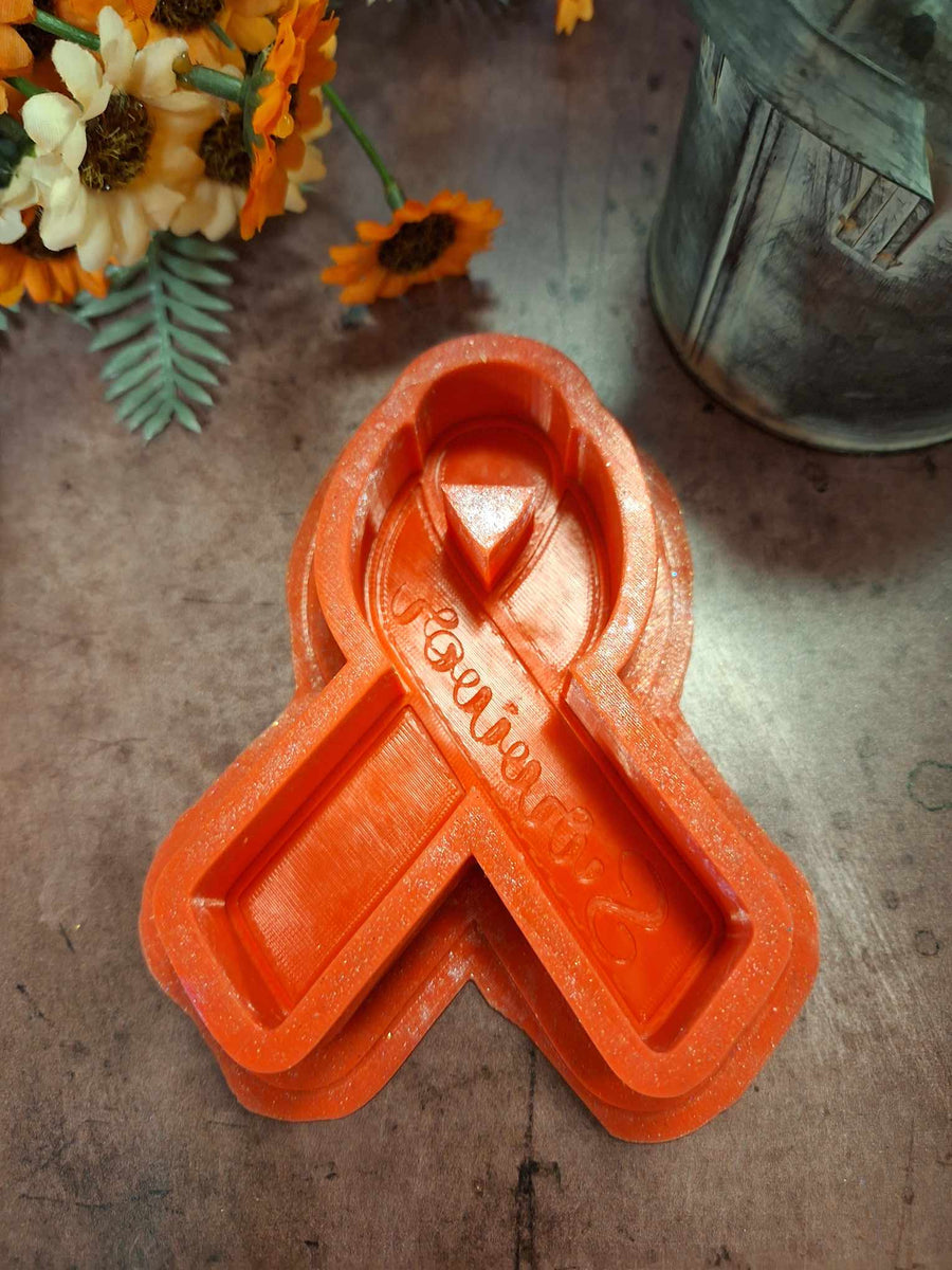 Breast Cancer Survivor Ribbon Silicone Mold| Southern Scents Fragrances